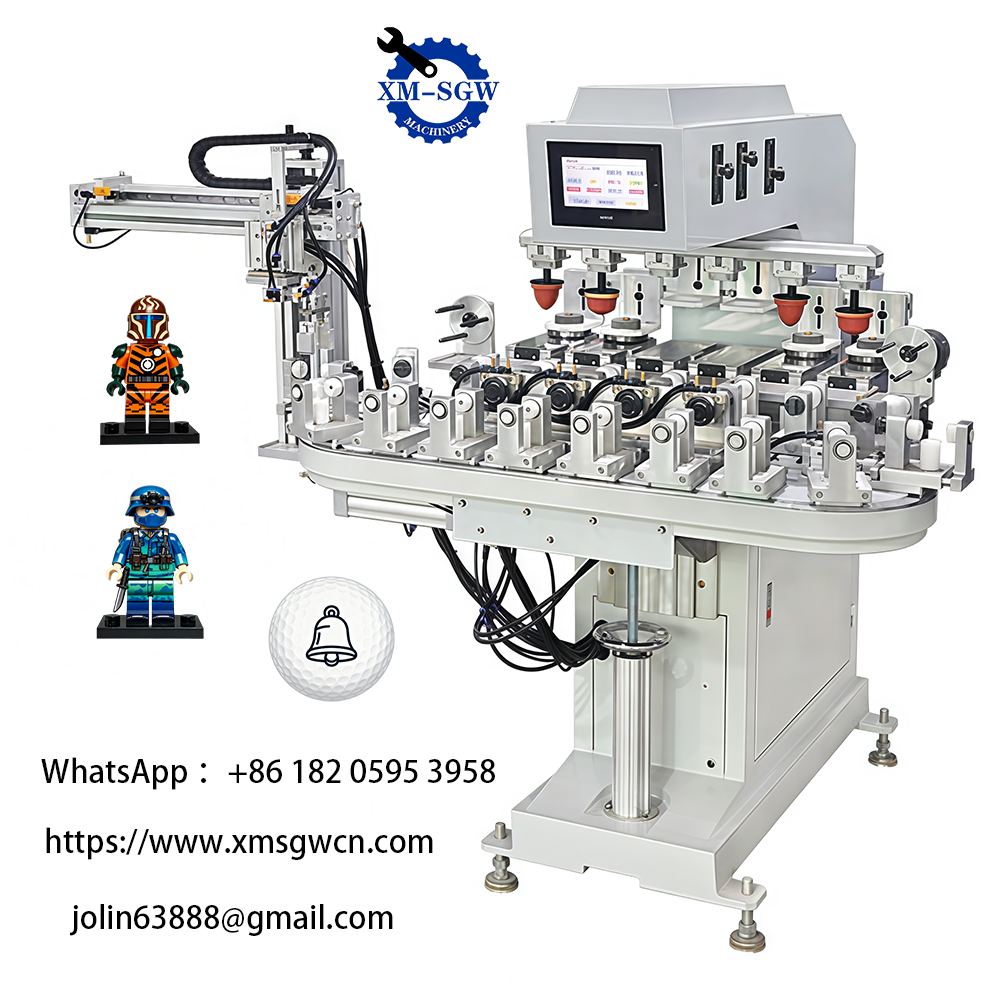 6-Color Pad Printing Machine for LEGO Toys Specialized in High ...