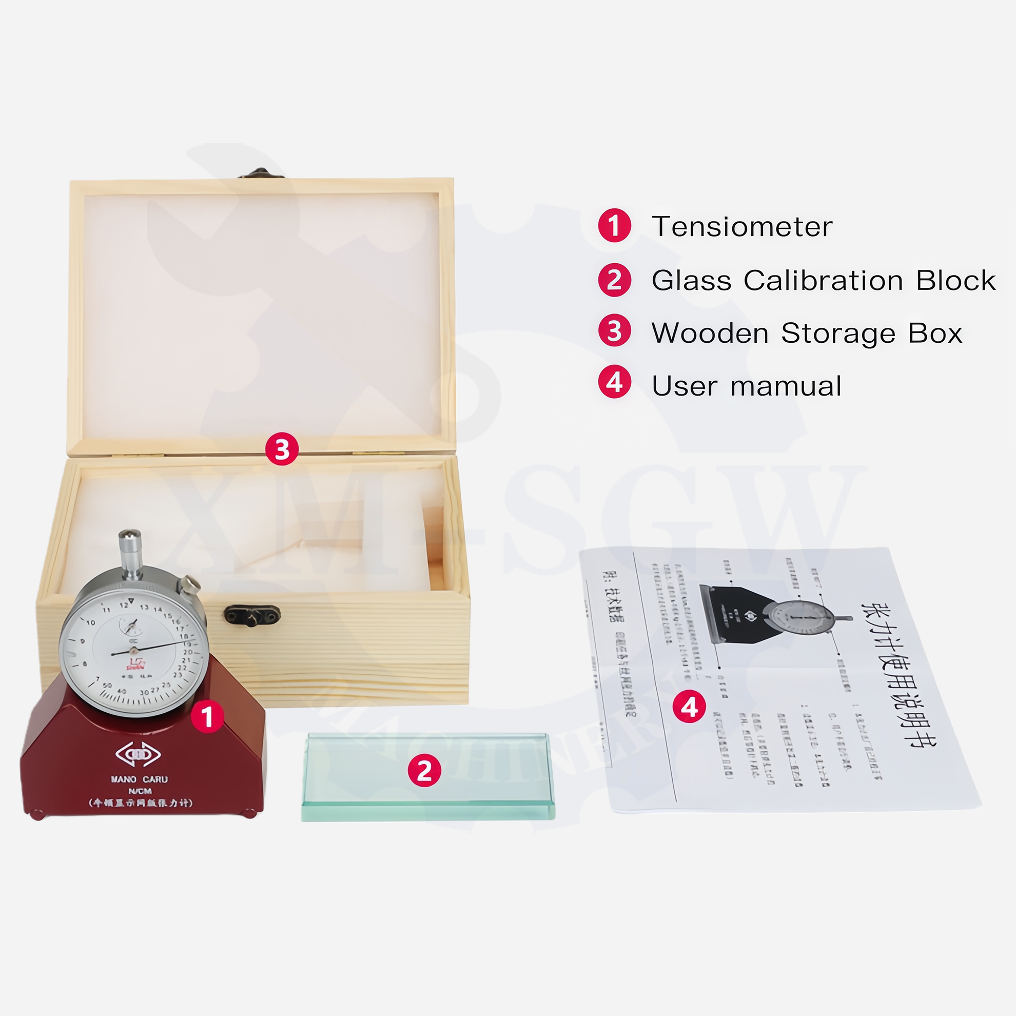 SGW High-Precision Digital Screen Tension Meter ±0.1 N/cm for Silk ...